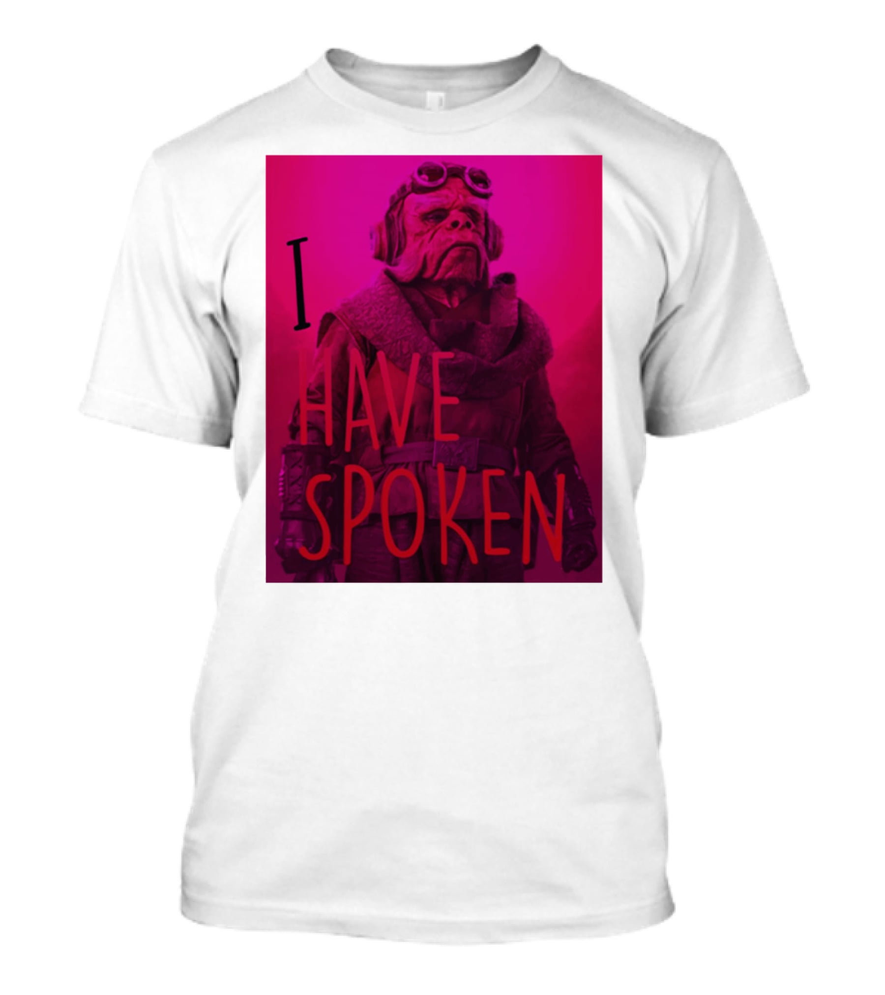 The Mandalorian Kuiil Portrait I Have Spoken T-Shirt
