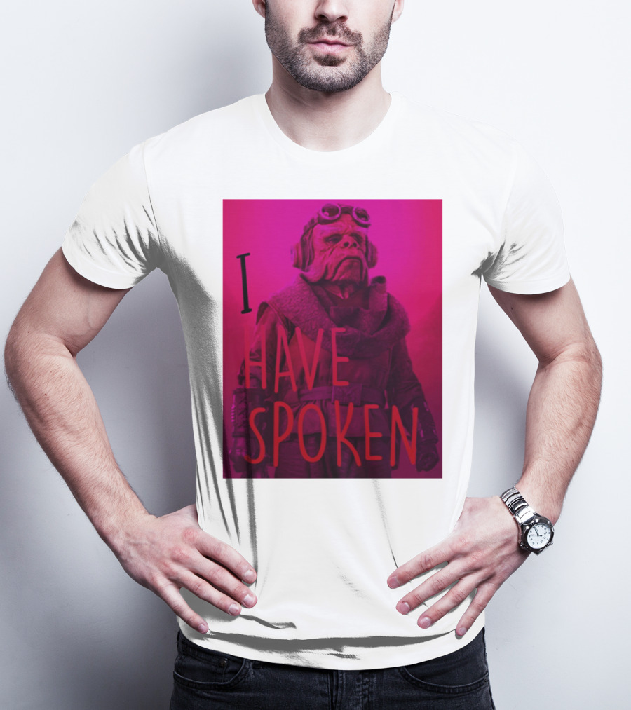 The Mandalorian Kuiil Portrait I Have Spoken T-Shirt