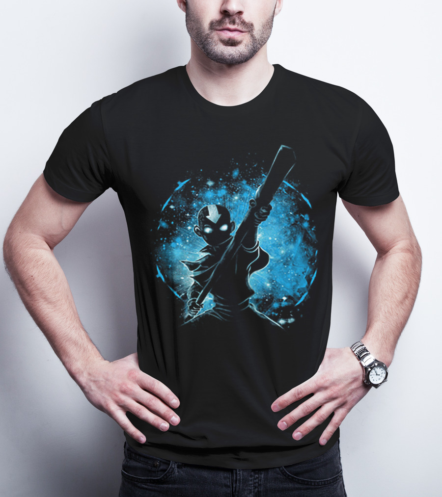 Aang Avatar Space Galaxy Adventure T-Shirt