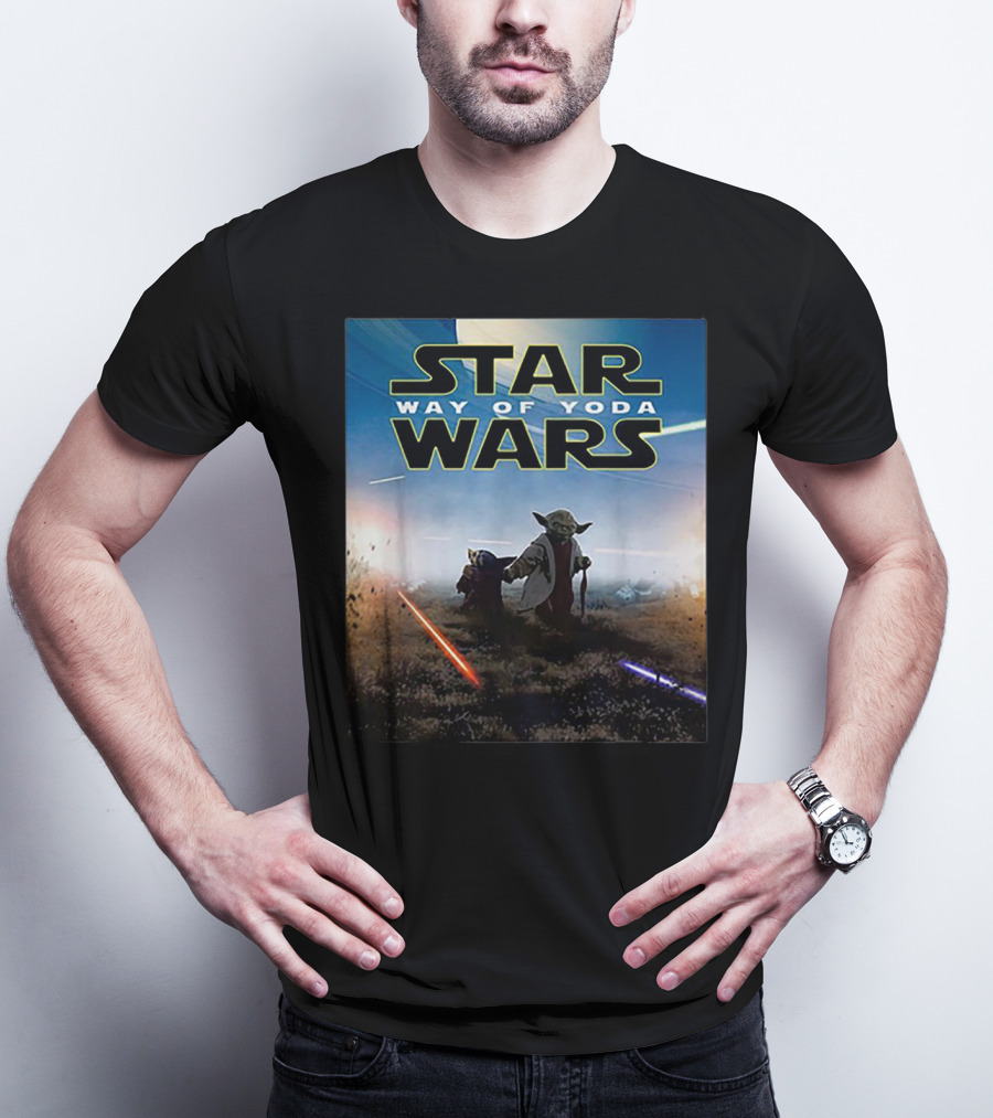 Star Wars Way Of Yoda Lightsaber Duel Scene T-Shirt