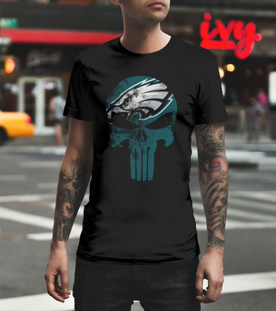 Eagles Skull Punisher T-Shirt