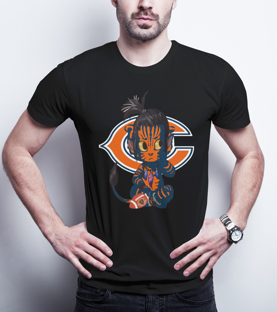 Chicago Bears Na'vi Character Football Avatar Bears T-Shirt