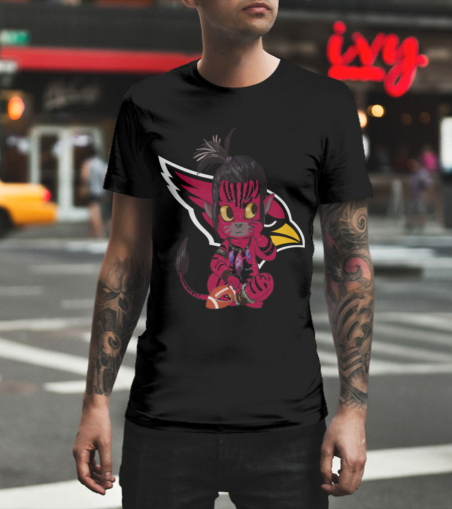 AVATAR CARDINALS FOOTBALL CREATURE WITH TEAM T-Shirt