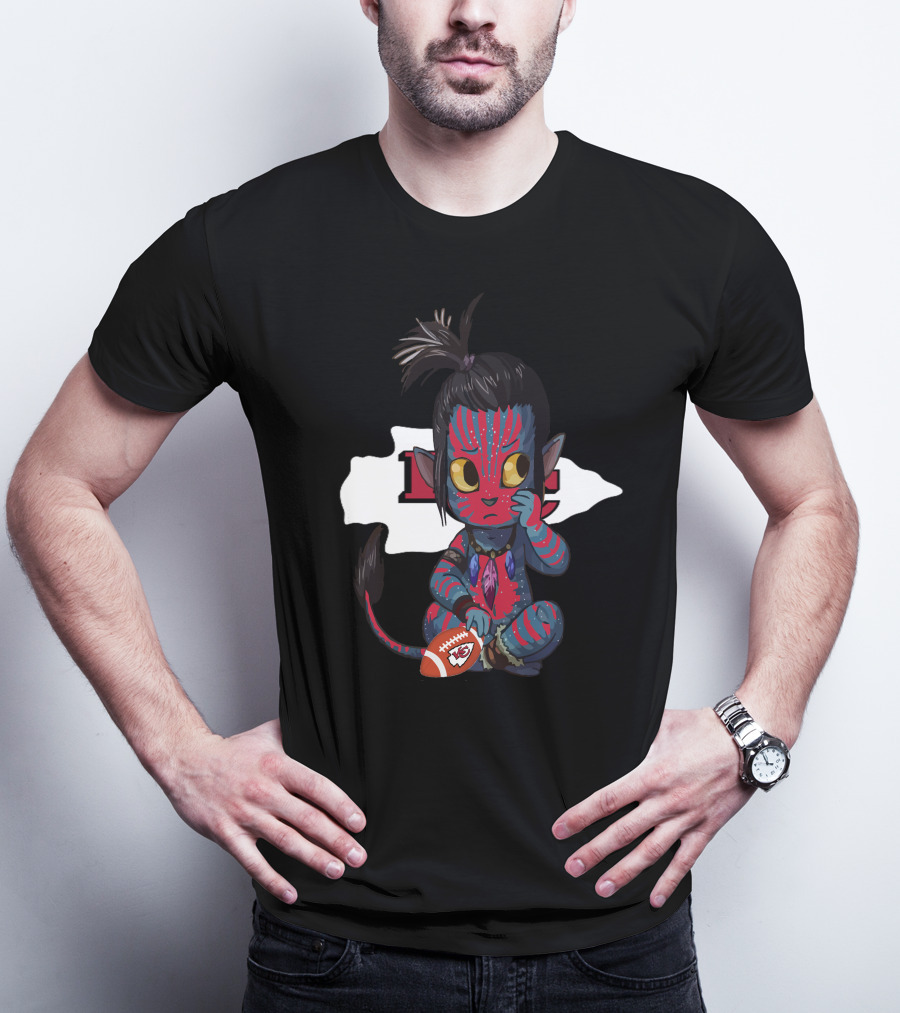 AVATAR CHIEFS Kansas City Football Logo Hybrid T-Shirt