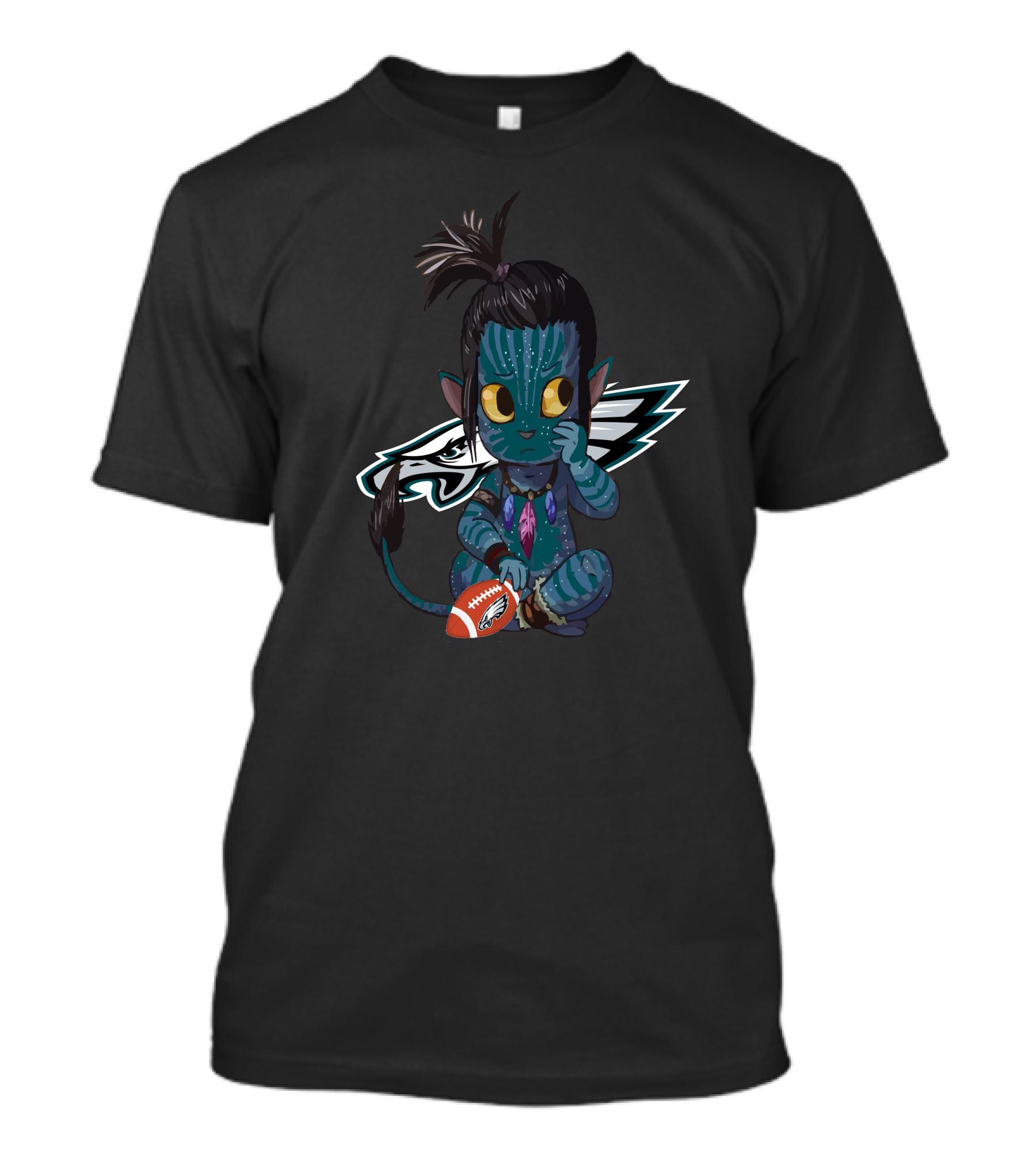 Philadelphia Eagles Avatar Na'vi Crossover Football Fan T-Shirt