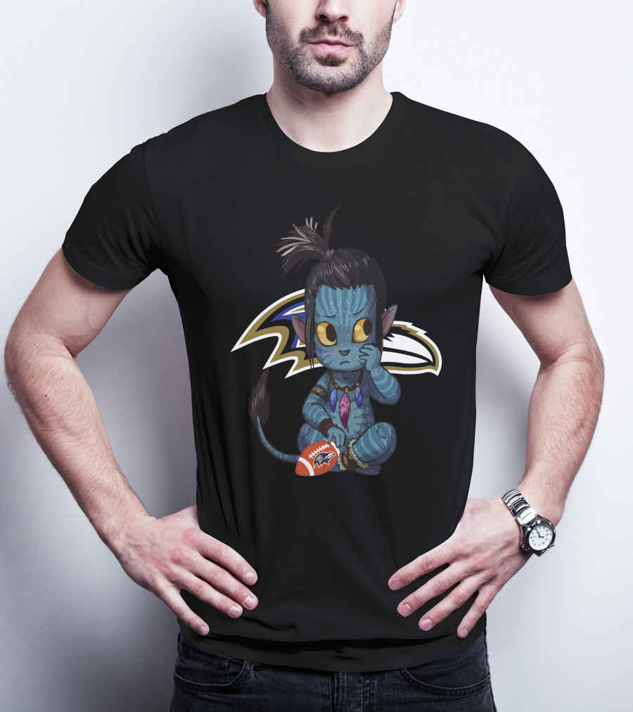 Avatar Ravens Football Character T-Shirt