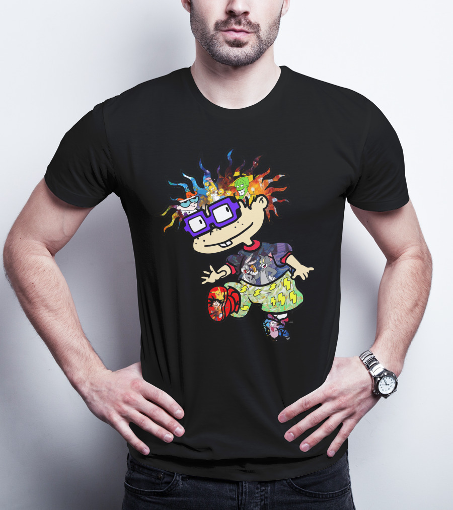 Rugrats Chuckie Galaxy Characters Fusion T-Shirt