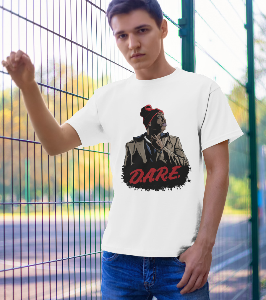 D.A.R.E Iconic Style Streetwear Beanie And Jacket T-Shirt