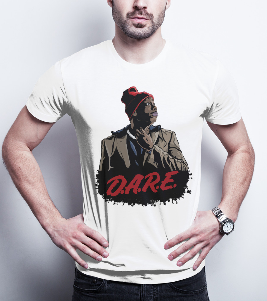 D.A.R.E Iconic Style Streetwear Beanie And Jacket T-Shirt