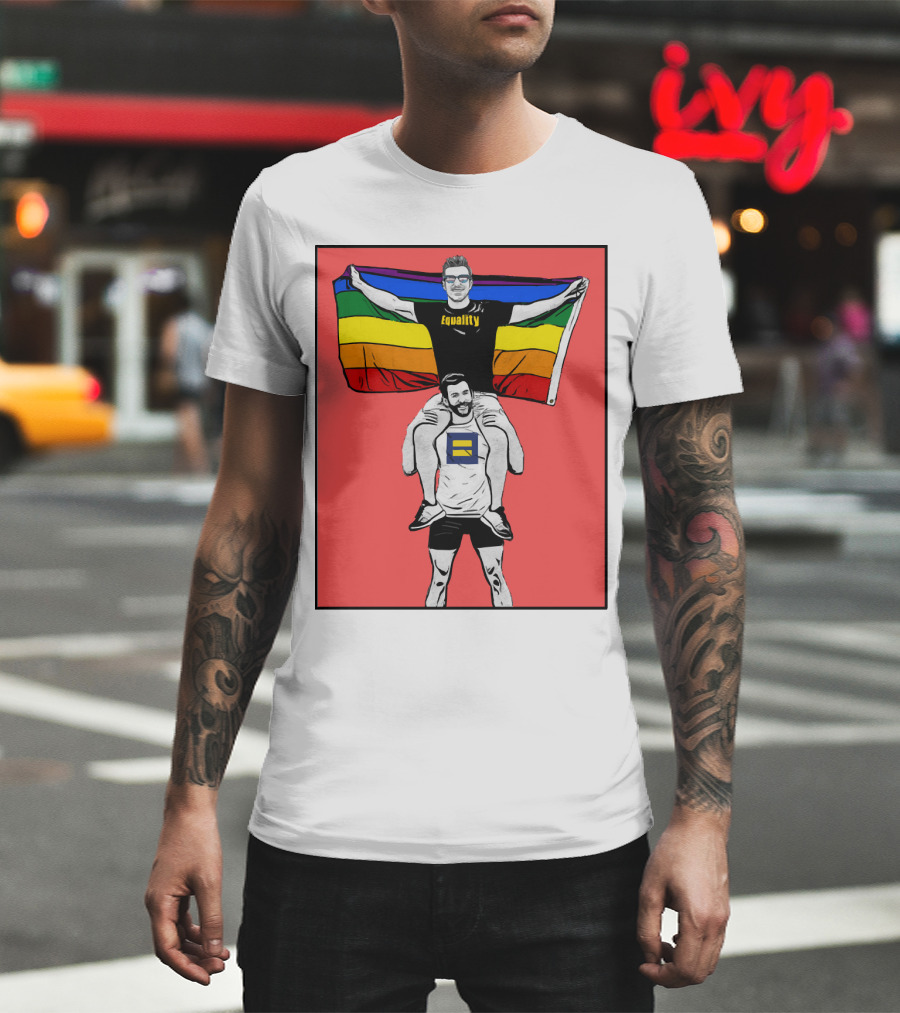 Equality Pride Flag Human Rights Campaign T-Shirt