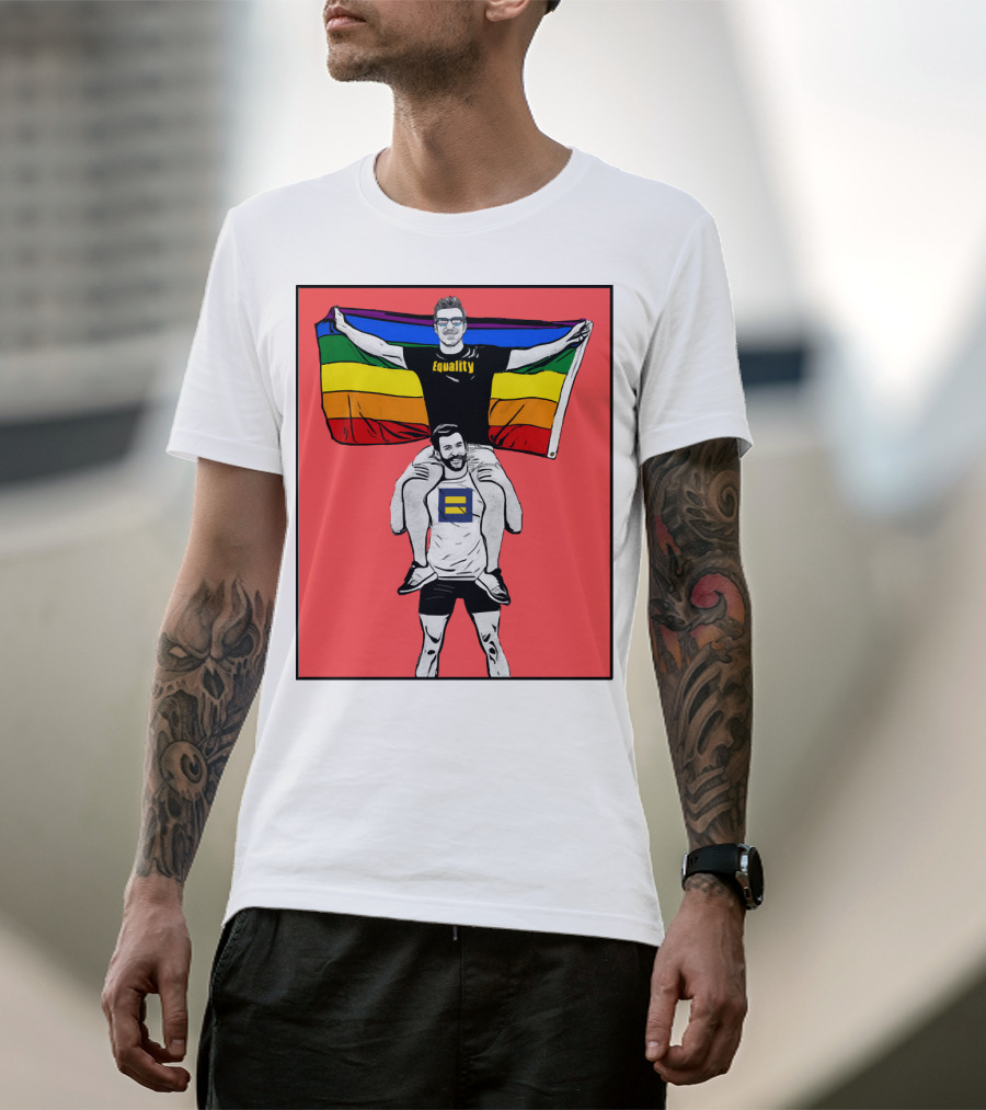 Equality Pride Flag Human Rights Campaign T-Shirt