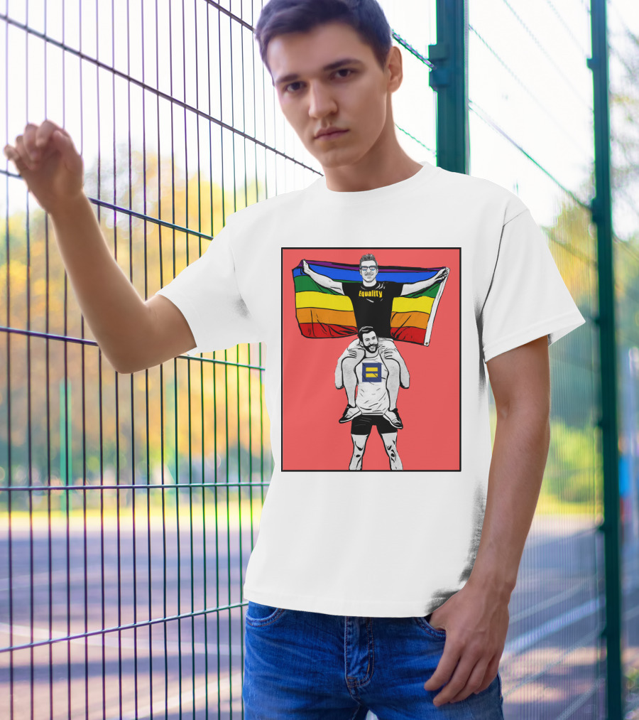 Equality Pride Flag Human Rights Campaign T-Shirt