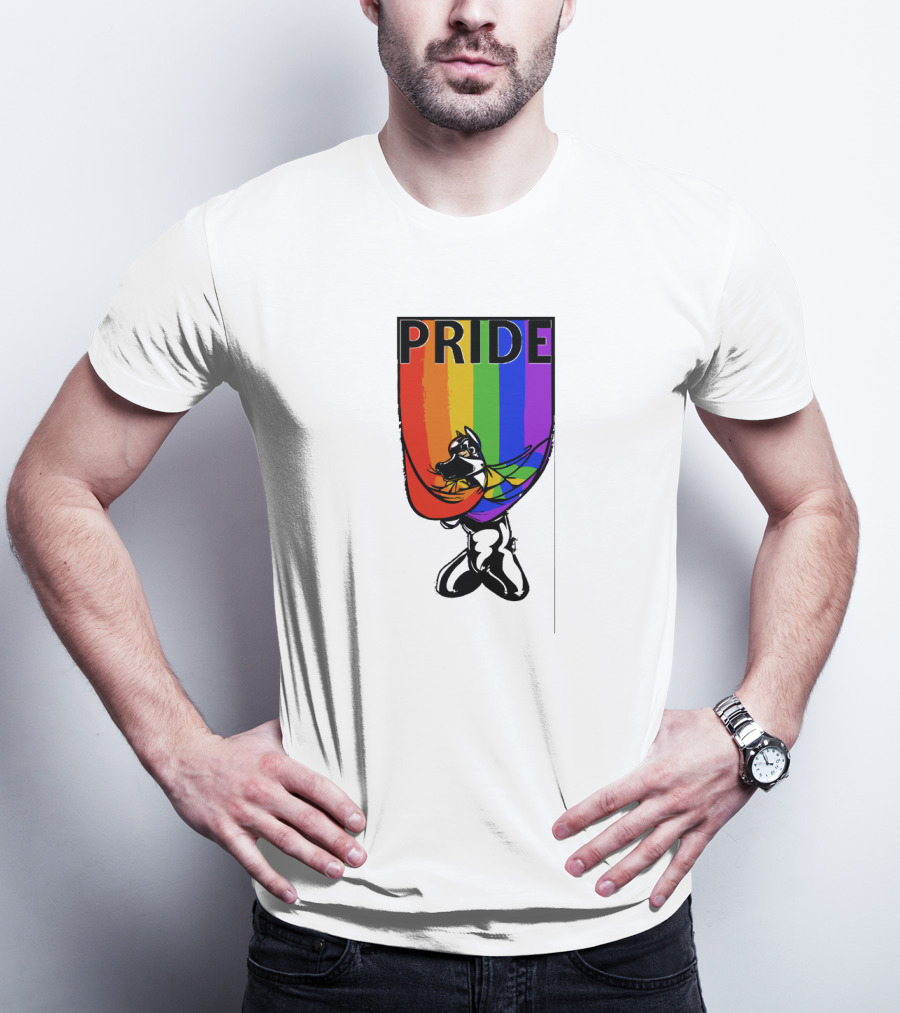 PRIDE Puppy Rainbow T-Shirt