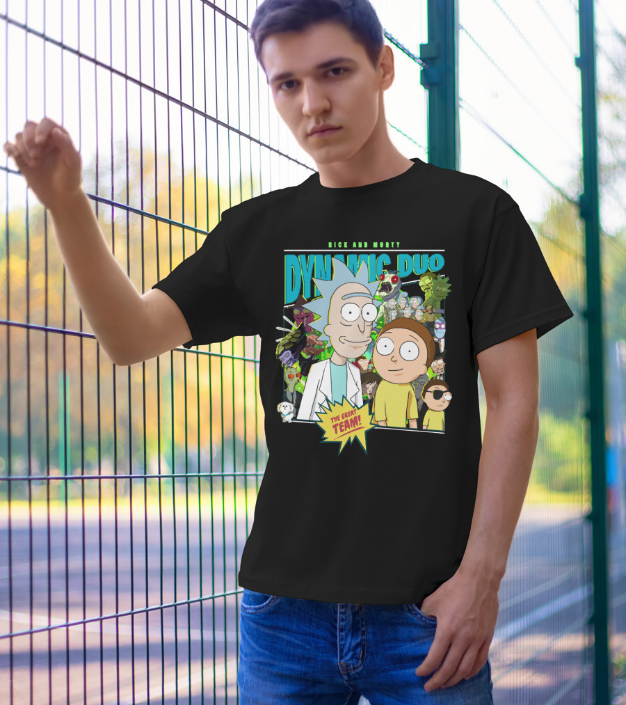 Rick And Morty Dynamic Duo The Great Team T-Shirt
