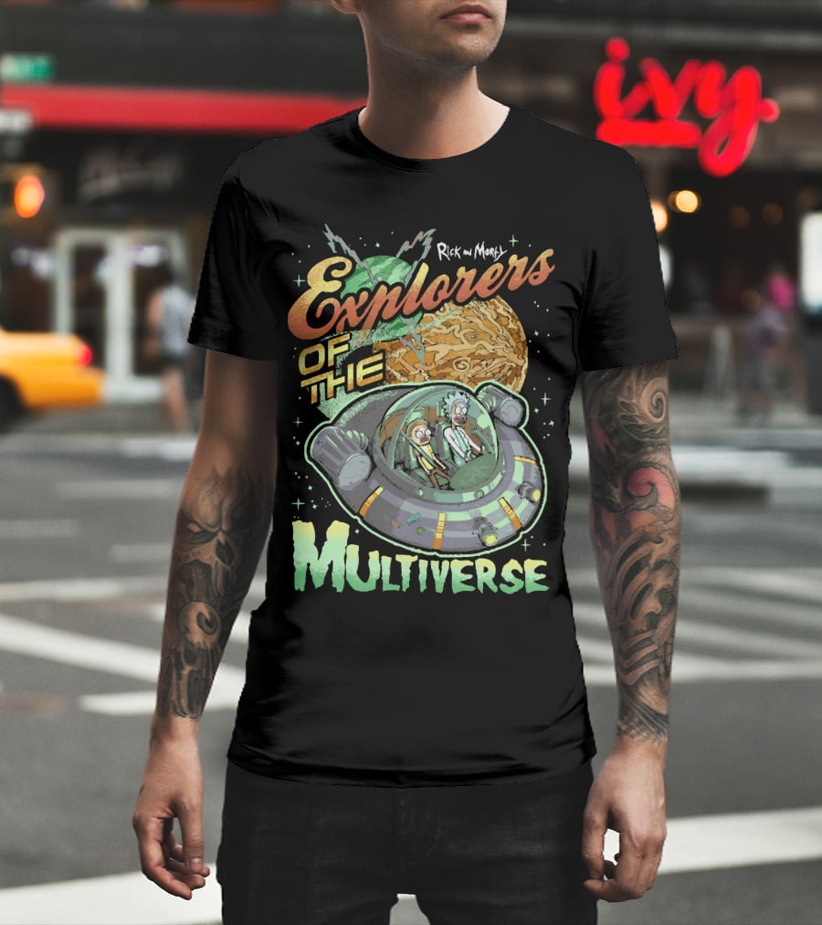 Rick And Morty Explorers Of The Multiverse T-Shirt