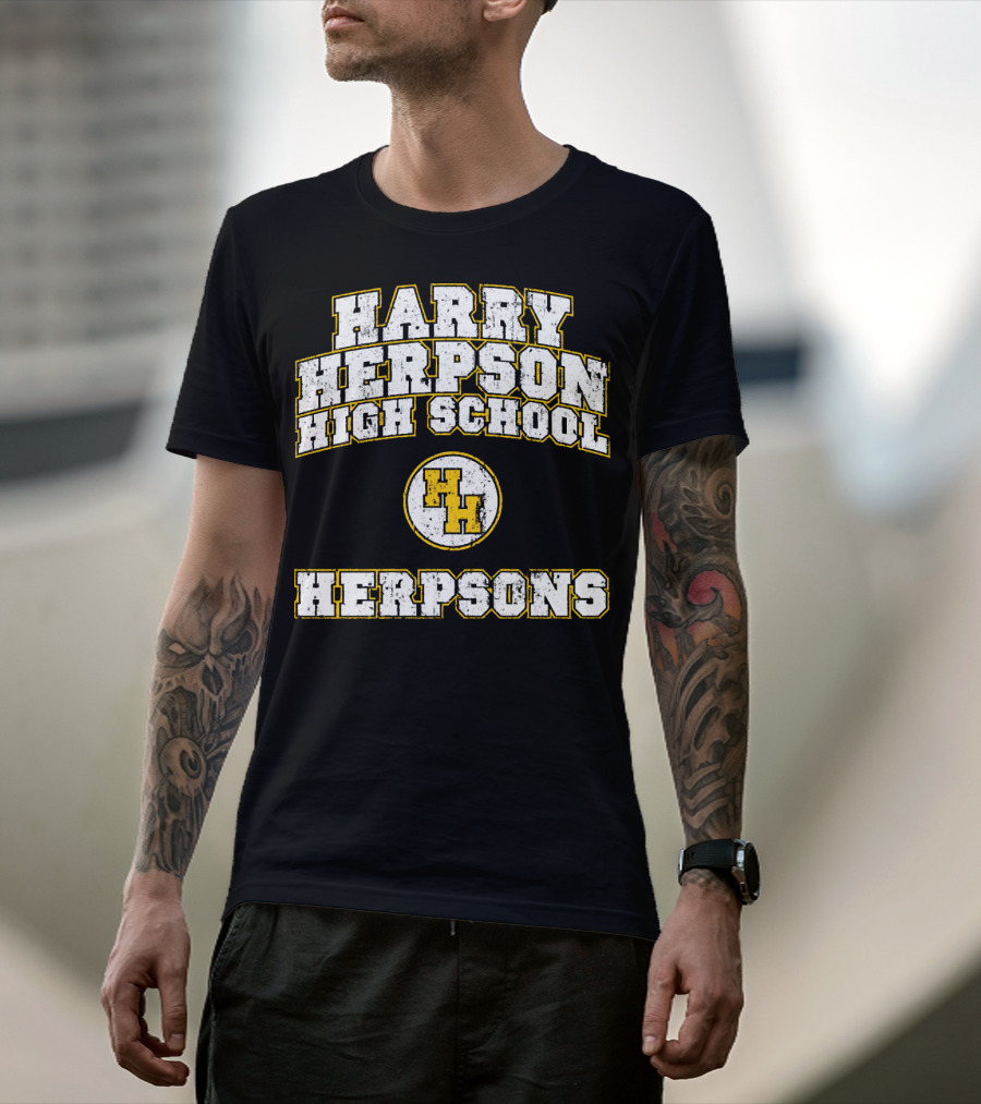 Harry Herpson High School Herpsons HH T-Shirt