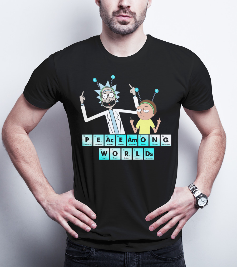 Peace Among Worlds Periodic Table Rick And Morty T-Shirt