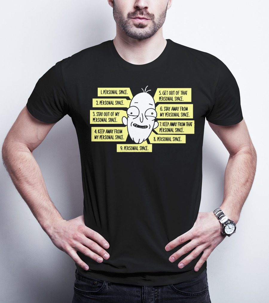 Phillip Jacobs Personal Space Quotes Numbered List T-Shirt