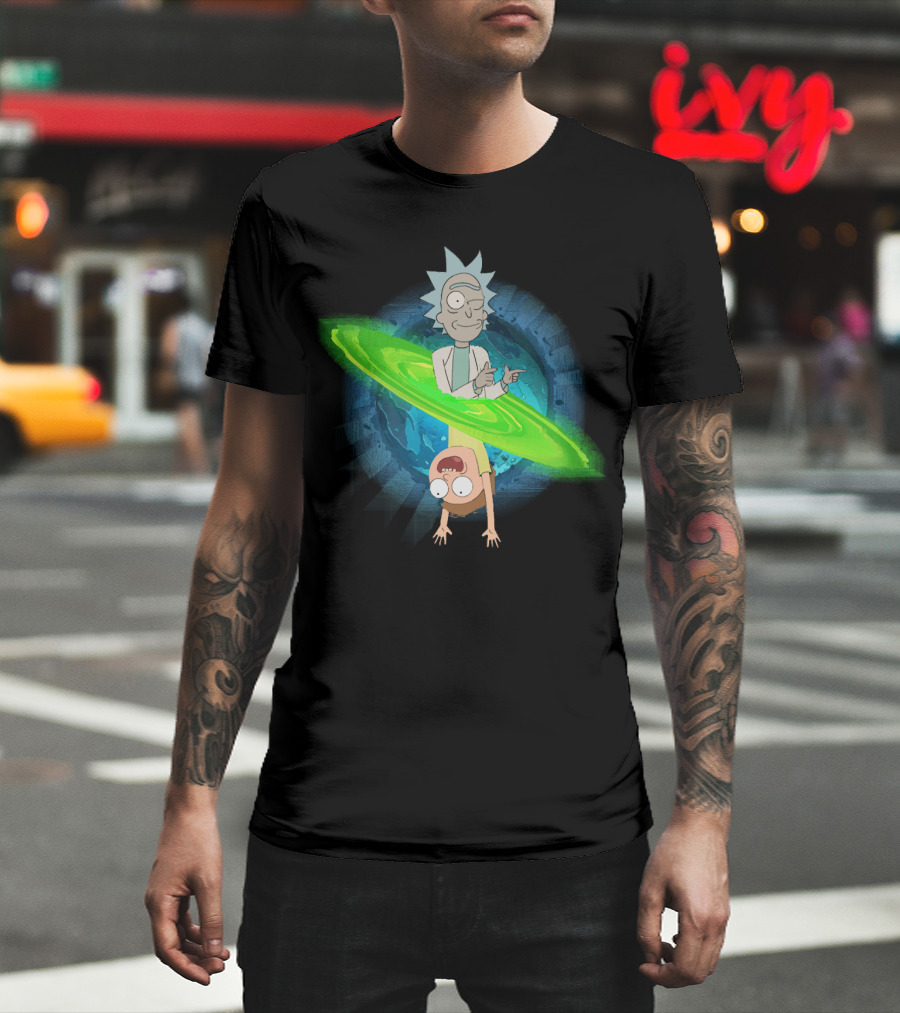 Rick Morty Portal Adventure T-Shirt