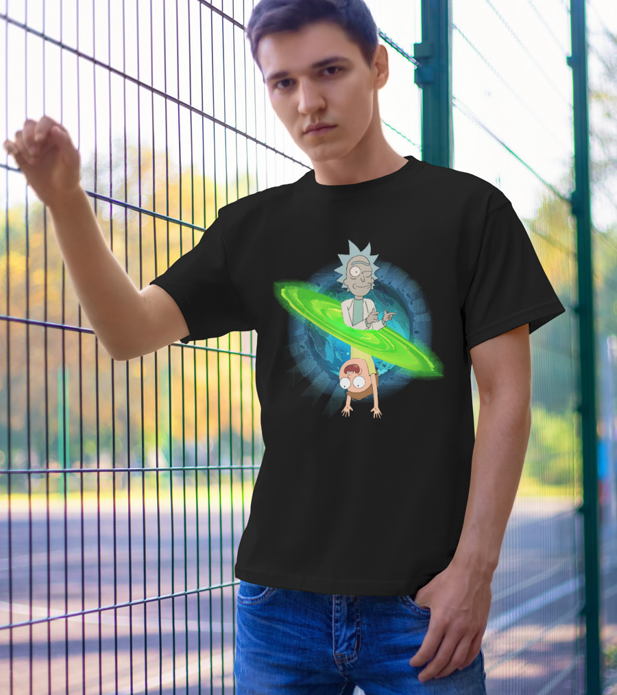 Rick Morty Portal Adventure T-Shirt