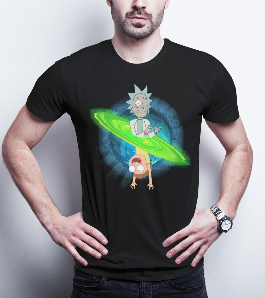 Rick Morty Portal Adventure T-Shirt