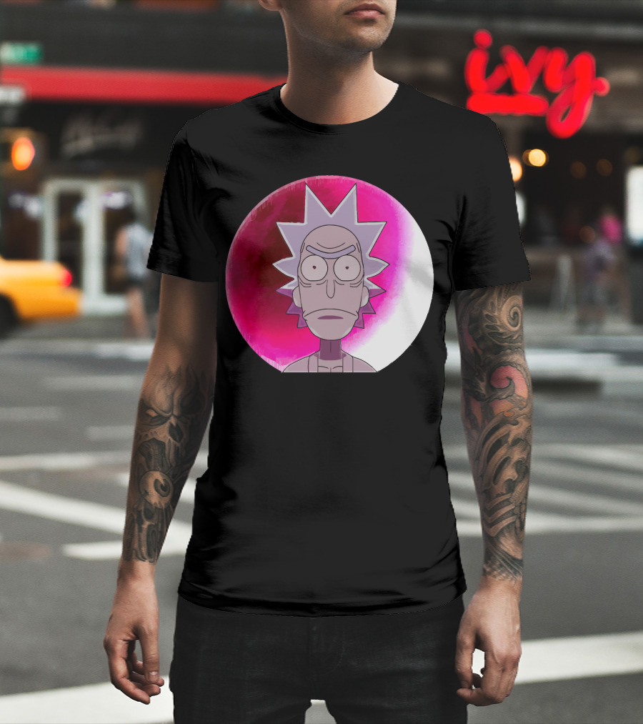 Samurai Rick Anime Crossover Style Expression T-Shirt