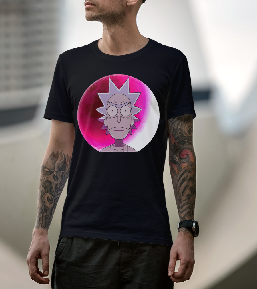 Samurai Rick Anime Crossover Style Expression T-Shirt