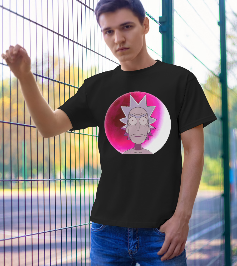 Samurai Rick Anime Crossover Style Expression T-Shirt