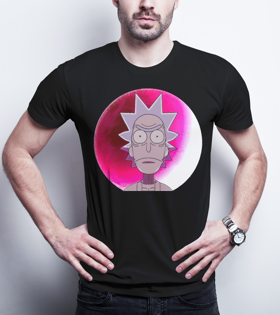 Samurai Rick Anime Crossover Style Expression T-Shirt