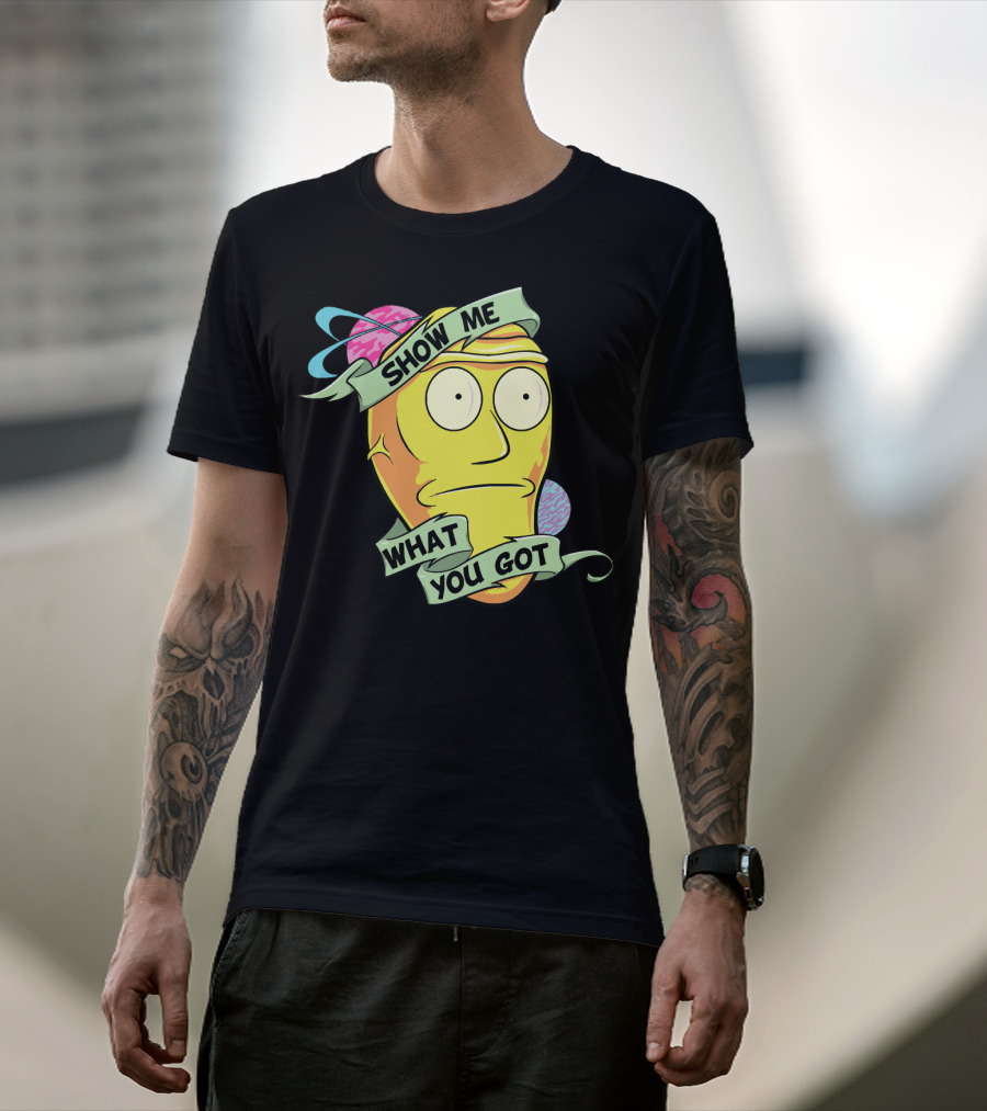 Show Me What You Got Head With Planets T-Shirt
