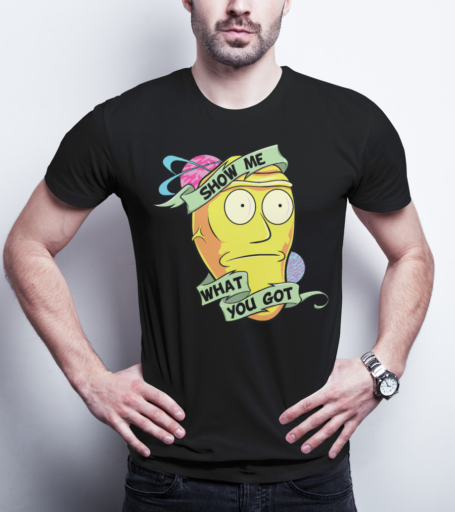 Show Me What You Got Head With Planets T-Shirt