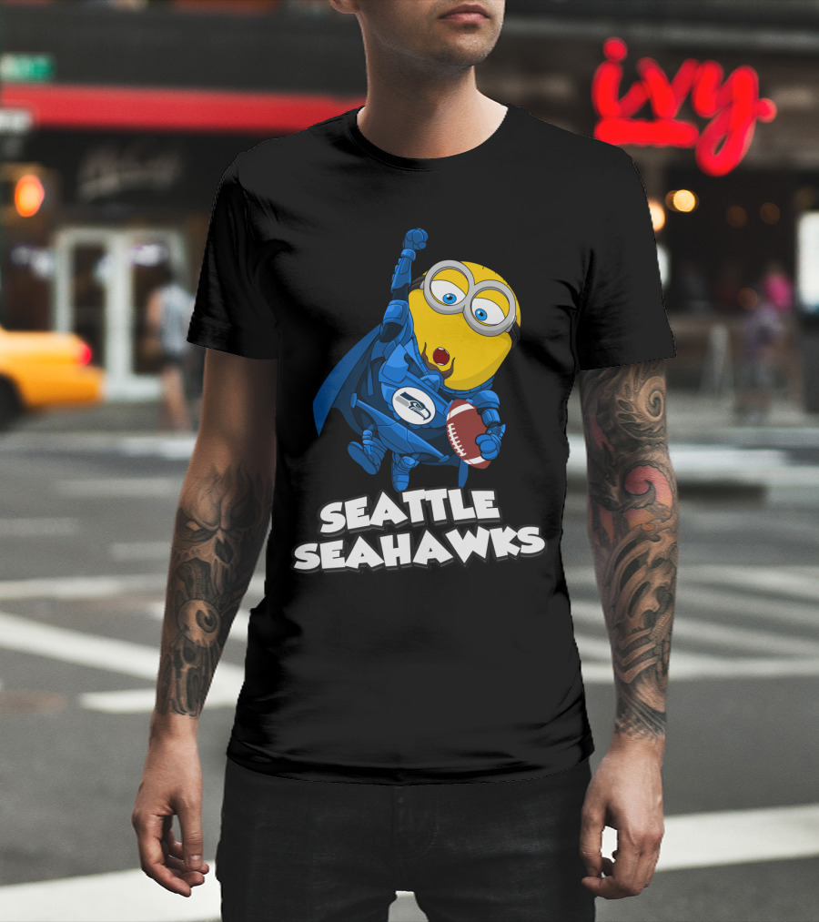Seattle Seahawks Minion Football Fan T-Shirt