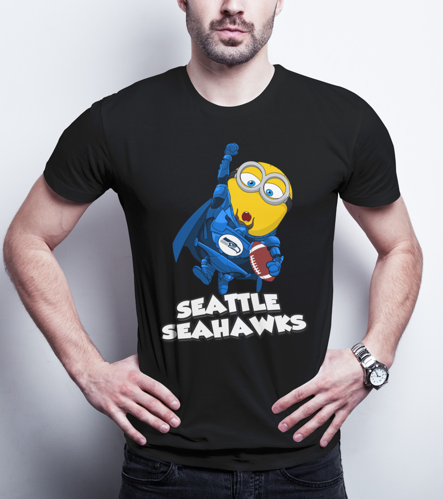 Seattle Seahawks Minion Football Fan T-Shirt