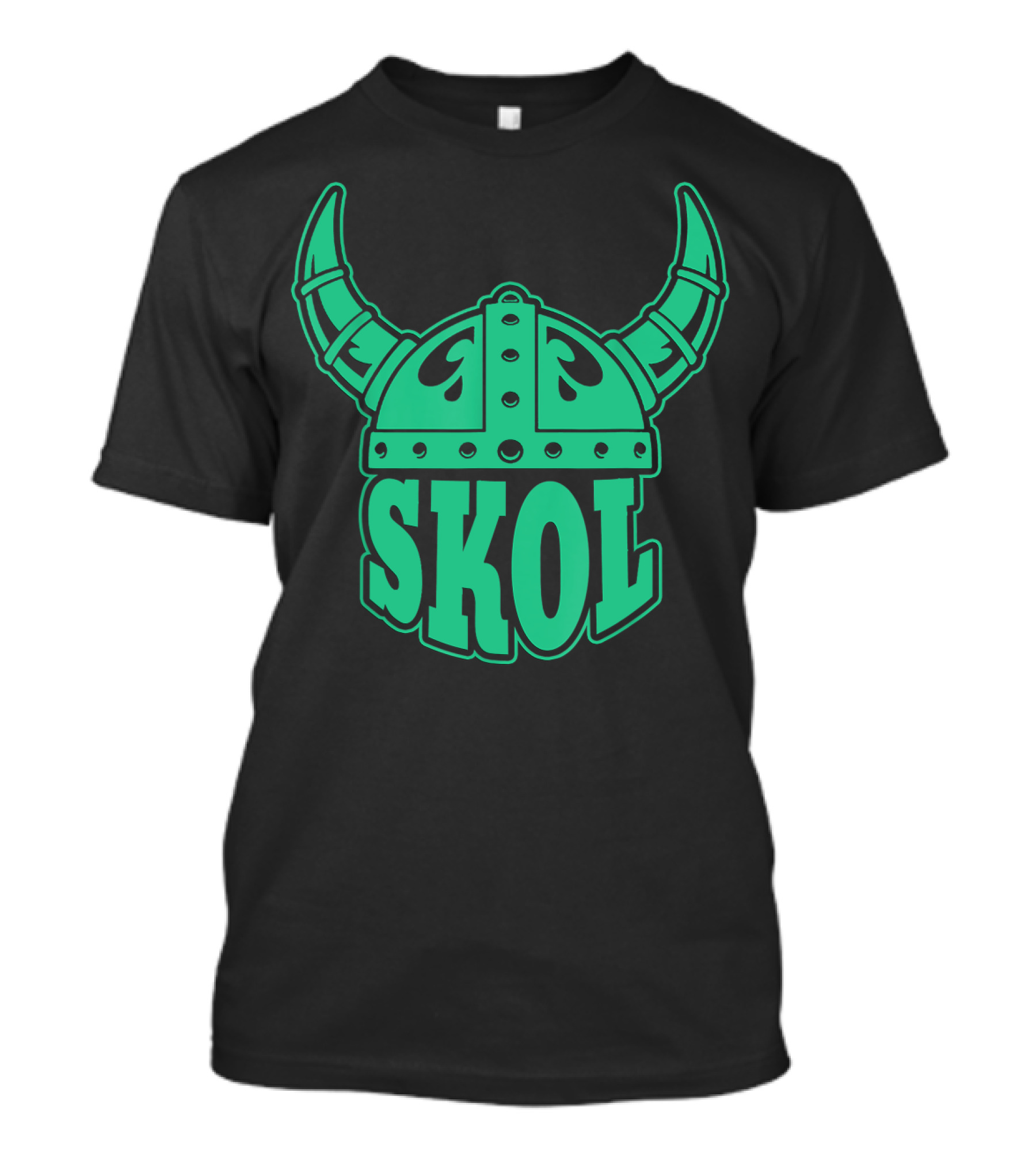 Skol Viking Helmet Nordic Symbols Vikings T-Shirt