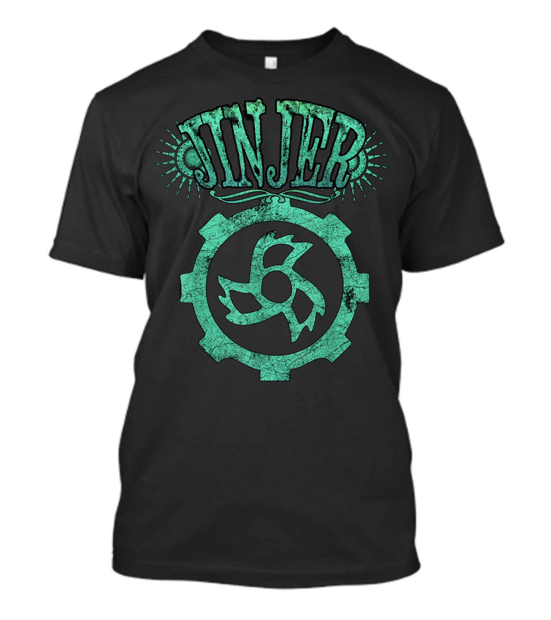 Jinjer Industrial Gear Deco Starburst T-Shirt