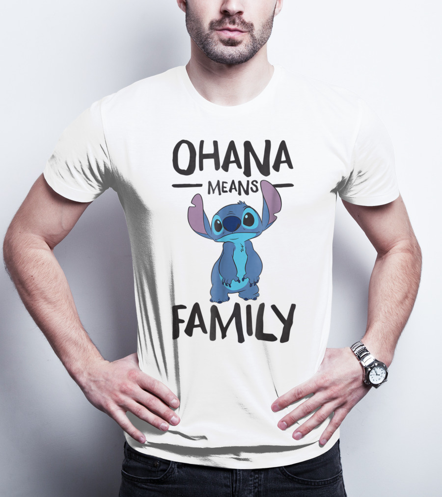 Ohana Means Family Stitch Character T-Shirt