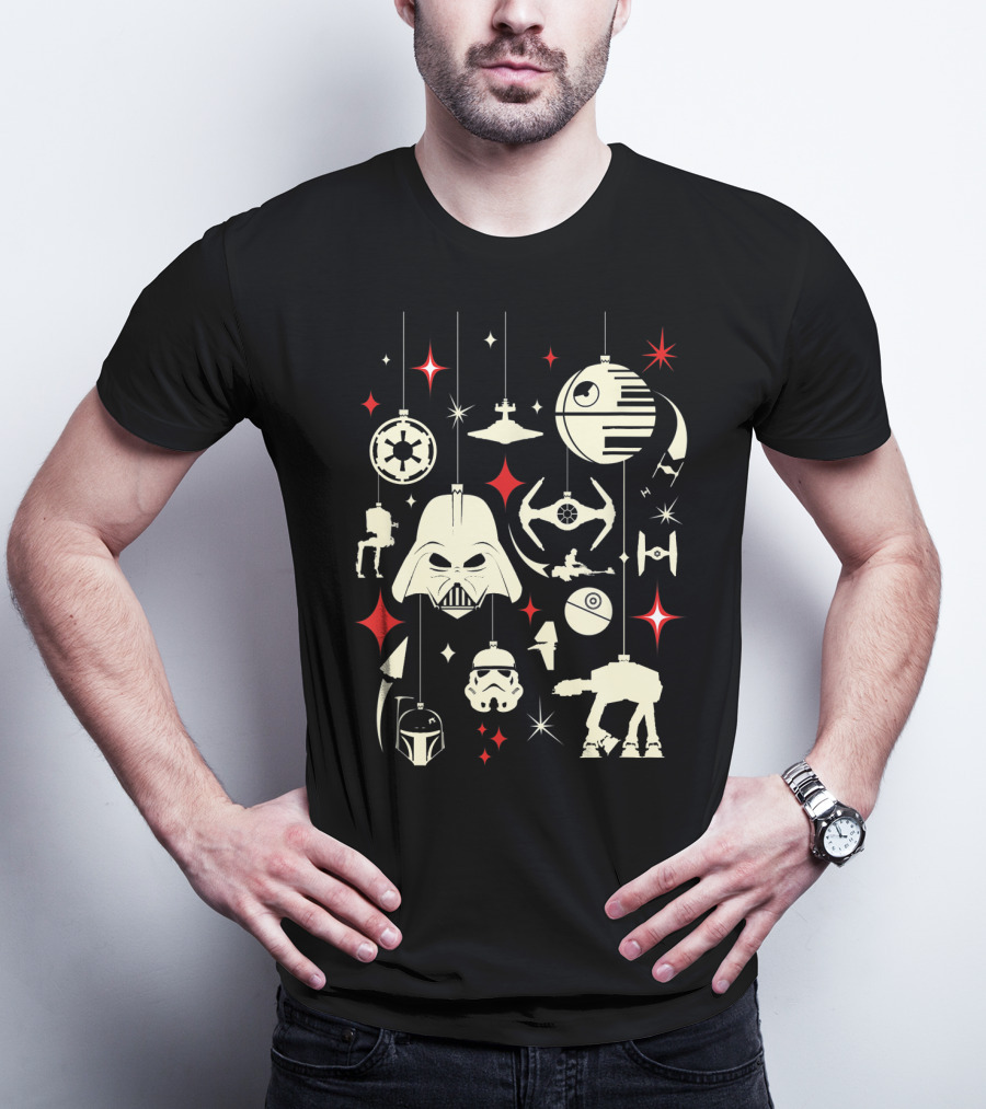 Star Wars Galactic Holiday Ornaments Collection T-Shirt
