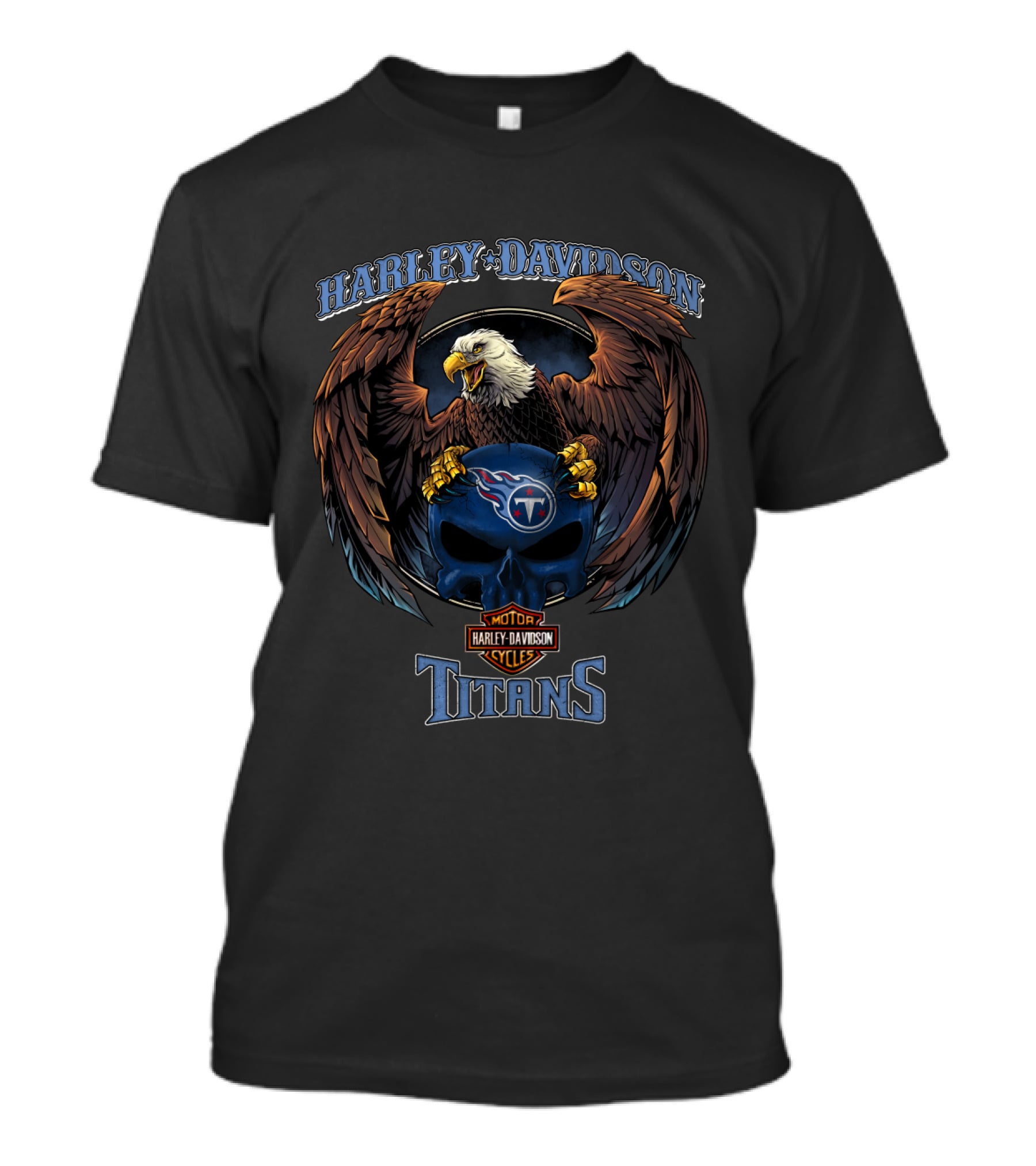 Harley Davidson Titans Motorcycle Eagle Tennessee T-Shirt