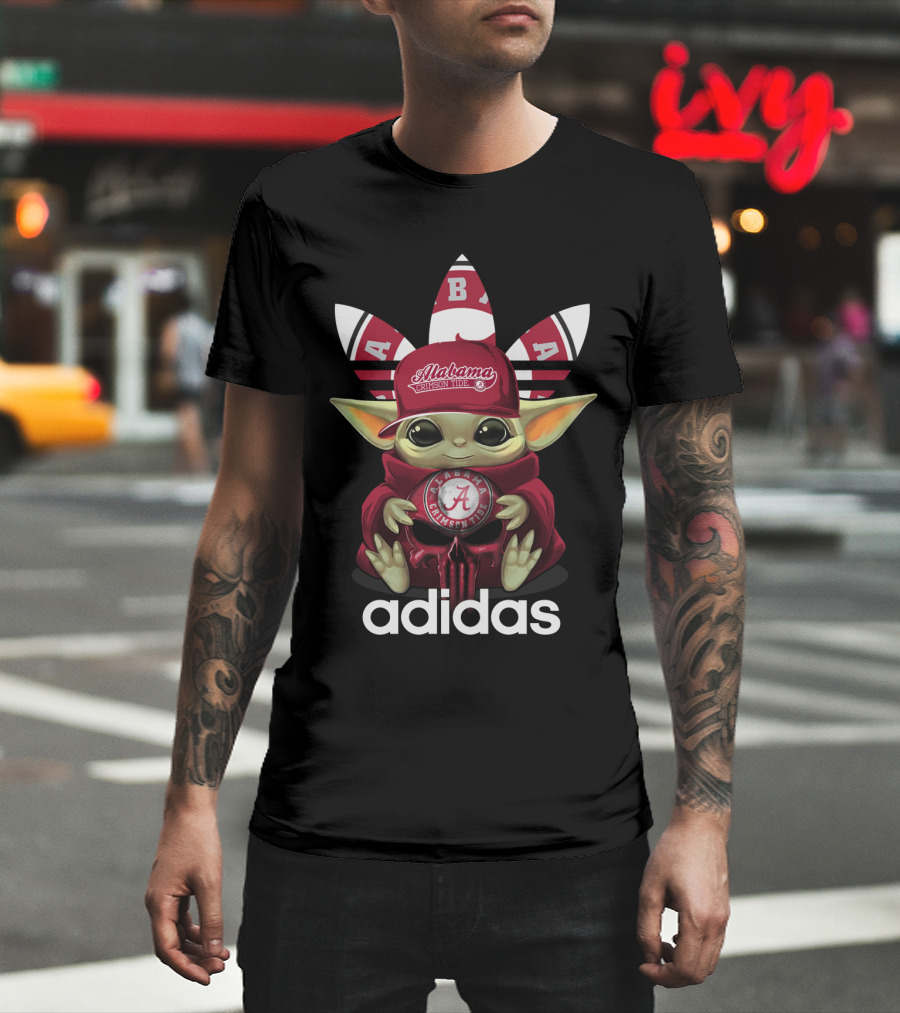 Alabama Crimson Tide Baby Yoda T-Shirt