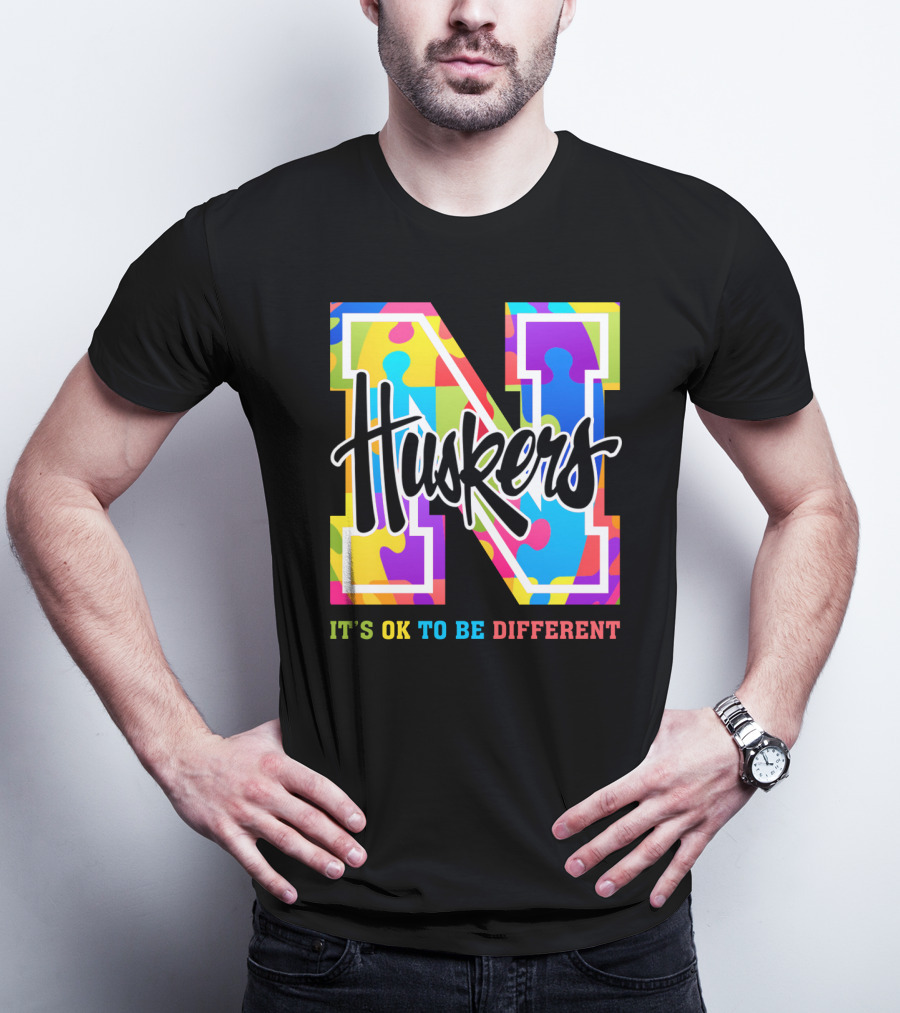 Huskers It's OK To Be Different T-Shirt