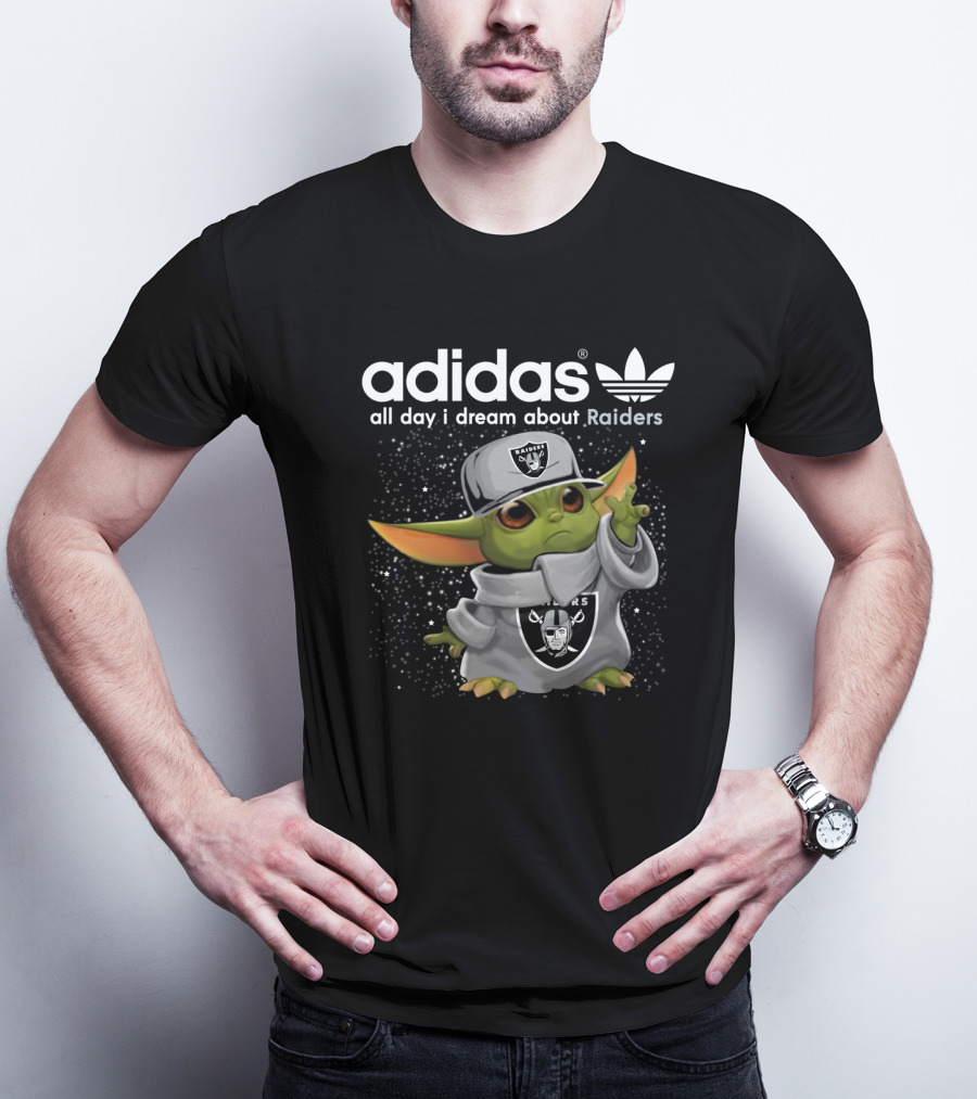 All Day I Dream About Raiders Yoda T-Shirt