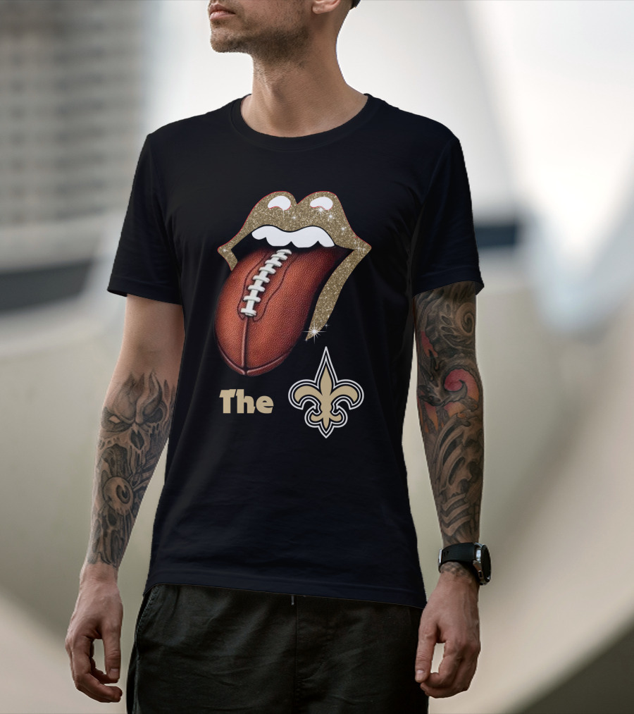 The Smile Saints Football Iconic Logo Fleur-de-Lis T-Shirt