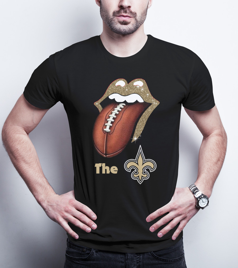 The Smile Saints Football Iconic Logo Fleur-de-Lis T-Shirt
