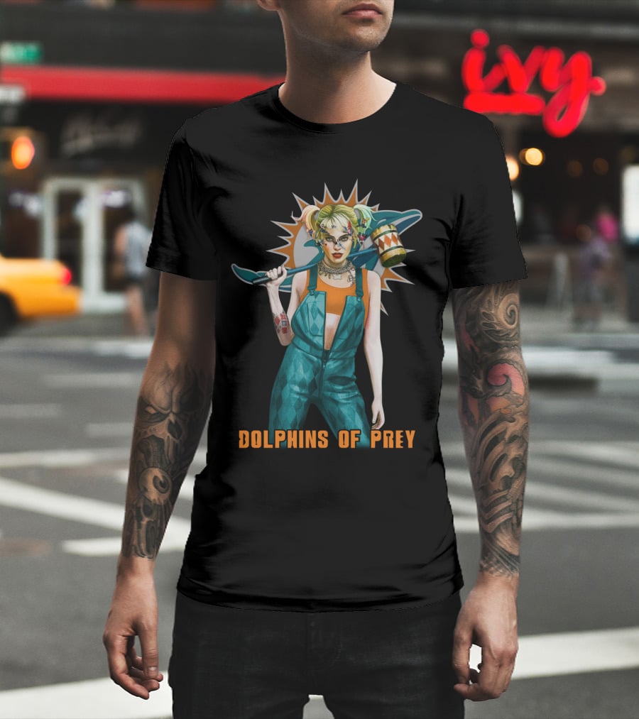 Dolphins Of Prey Nflmd Dh T-Shirt