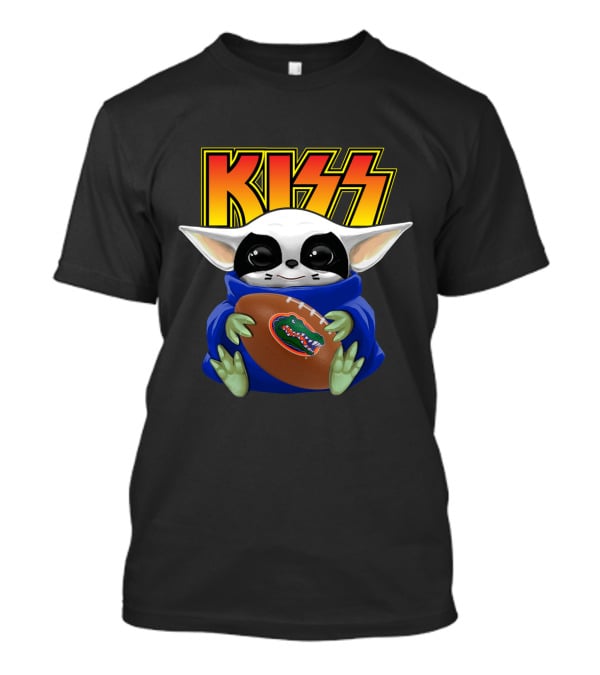 KISS Eric Singer Baby Yoda Florida Gators Football T-Shirt