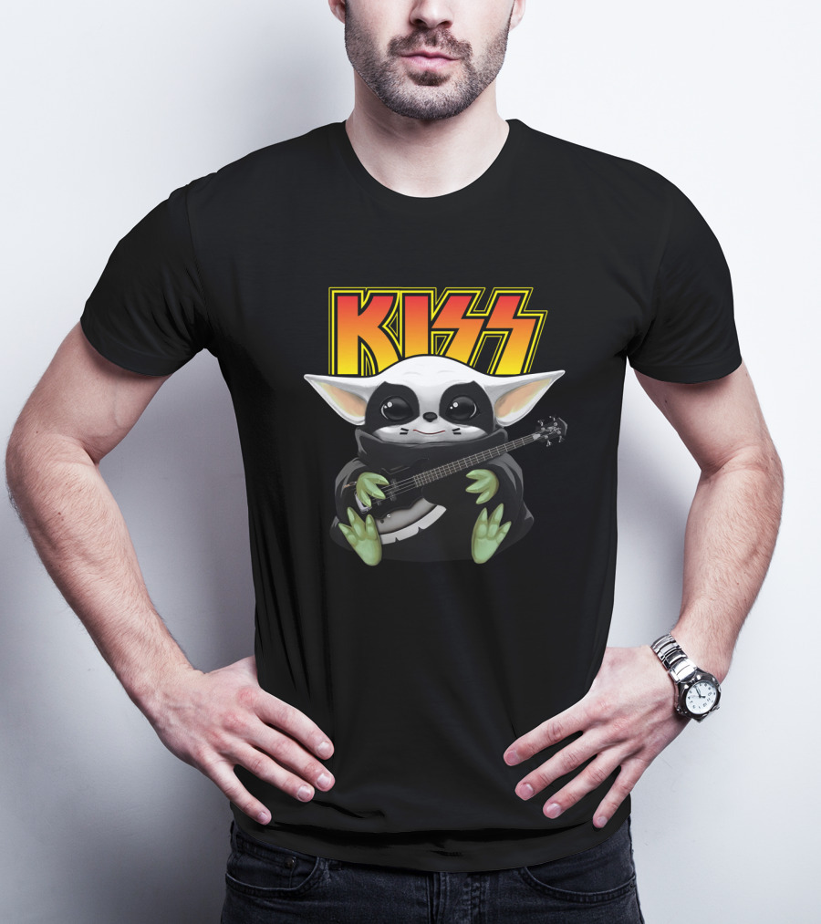 KISS Eric Singer Baby Alien With Guitar T-Shirt