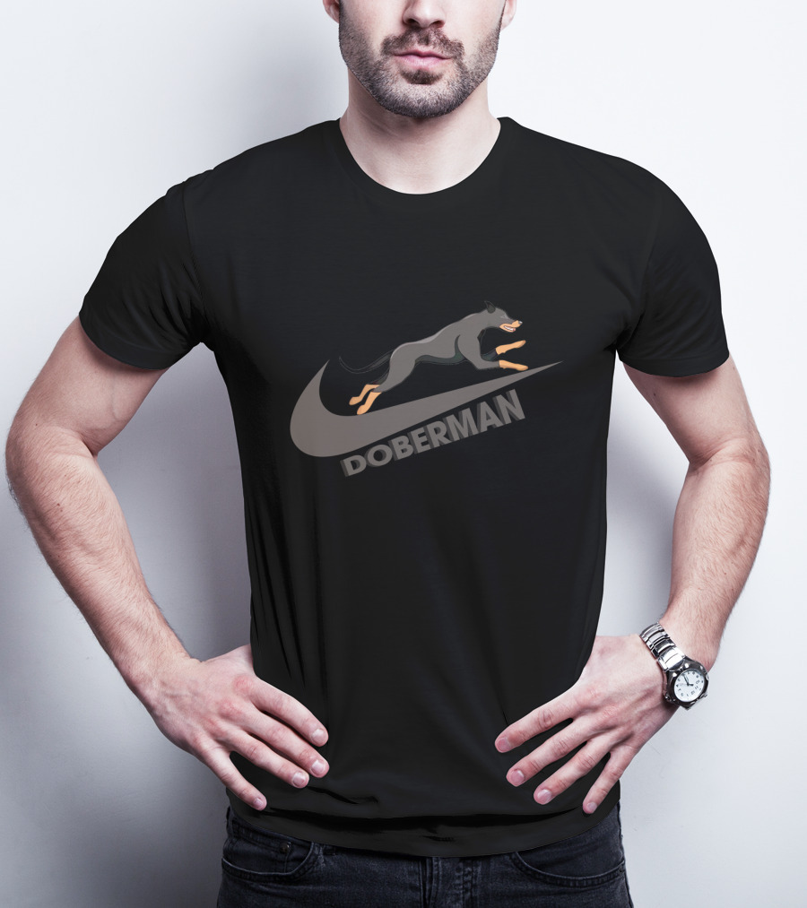 Doberman Nike Swoosh T-Shirt