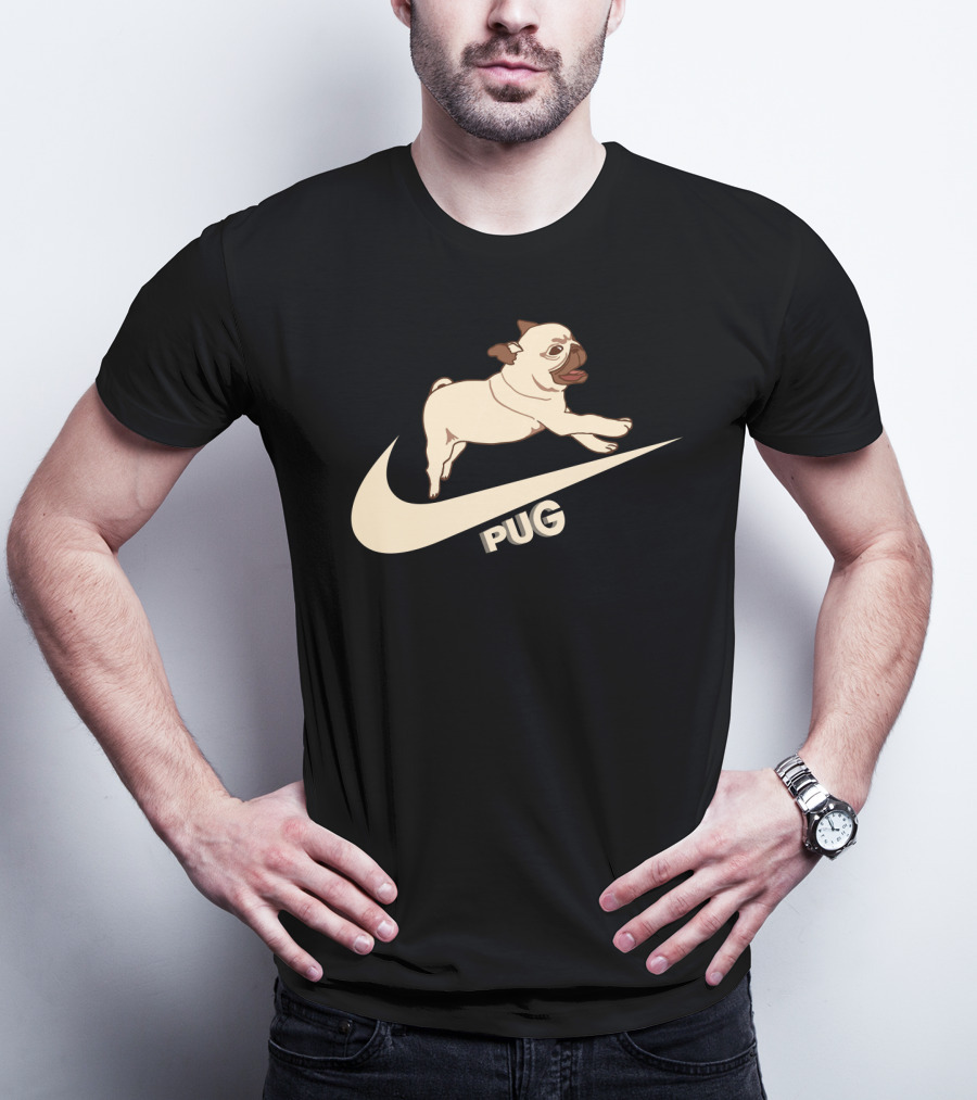 Pug Nike Logo Style T-Shirt