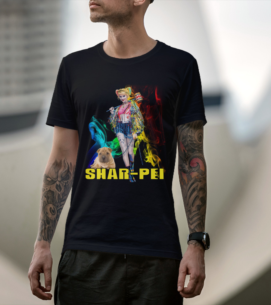Shar-Pei Harley Quinn Dh T-Shirt