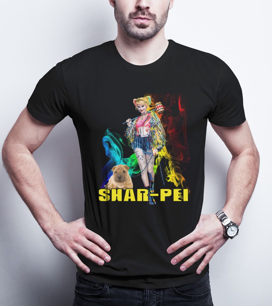 Shar-Pei Harley Quinn Dh T-Shirt
